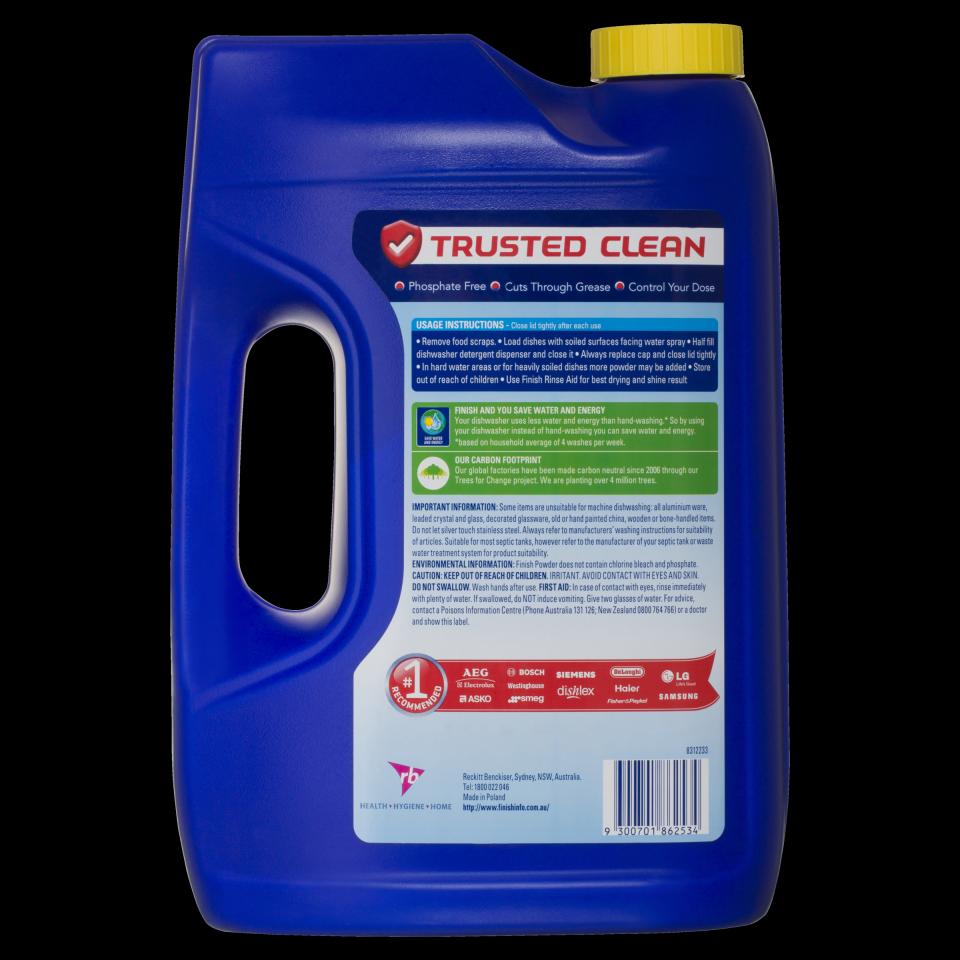 Finish Concentrated Powder Classic Lemon Sparkle 2kg | Winc