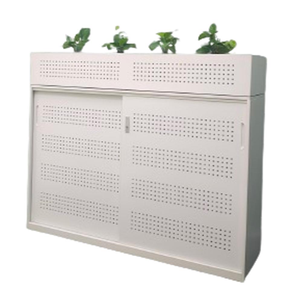 Steelco Aier Cabinet Steel Sliding Door 1015h x 1600w x 450dmm In White ...