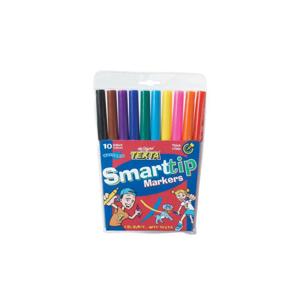 Texta Smart Tip Marker Pack 10 | Winc