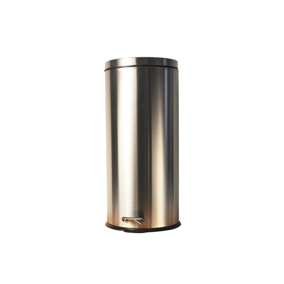 Compass Brushed Stainless Steel Pedal Bin 650h x 295dmm 30L | Winc