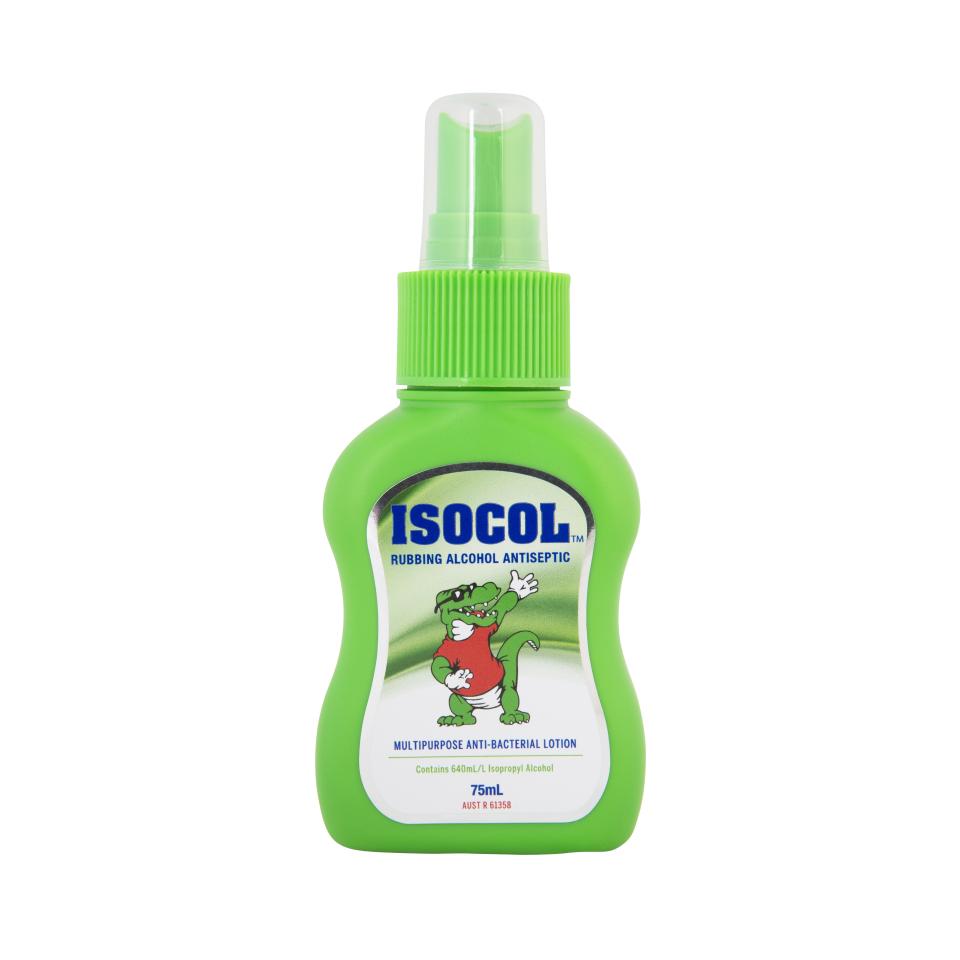 Isocol Rubbing Alcohol Antiseptic Spray 75ml | Winc