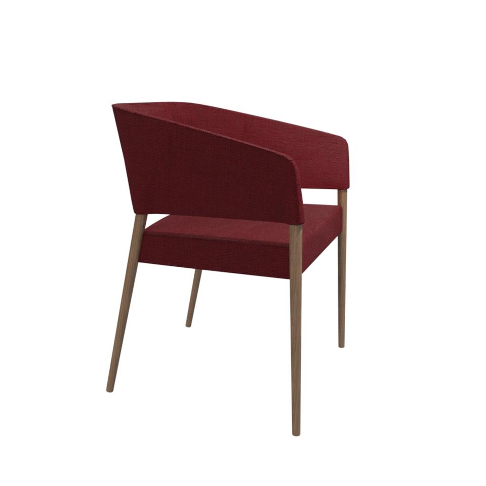 Chair Solutions Marcela Visitor Chair 4 Leg Timber with Open Back | Winc