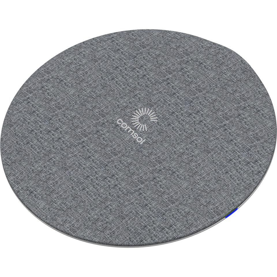 Comsol 15W Zinc Fabric Wireless Charging Pad | Winc