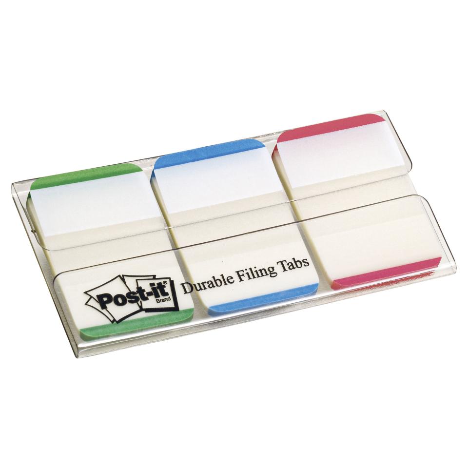 Post-It Tabs 25.4 x 38.1mm Assorted Pack 3 | Winc