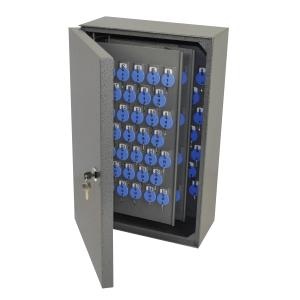 Telkee Key Cabinet 530/175 Hooks 530h x 330w x 165dmm Grey-245 Maximum ...