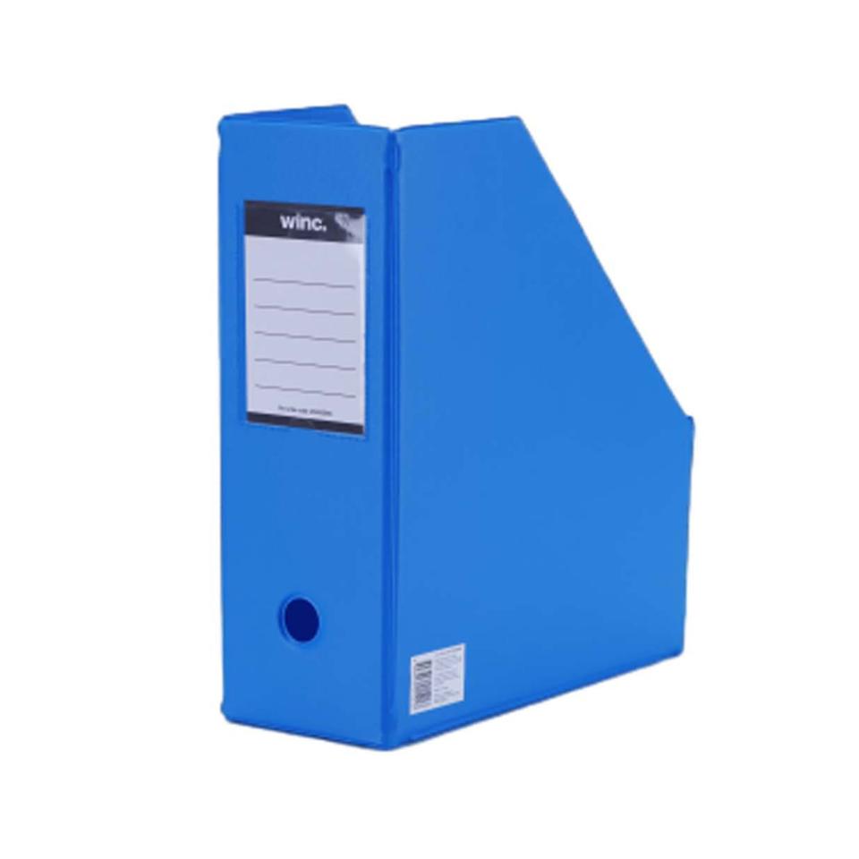 Winc Magazine File Holder PVC Blue | Winc