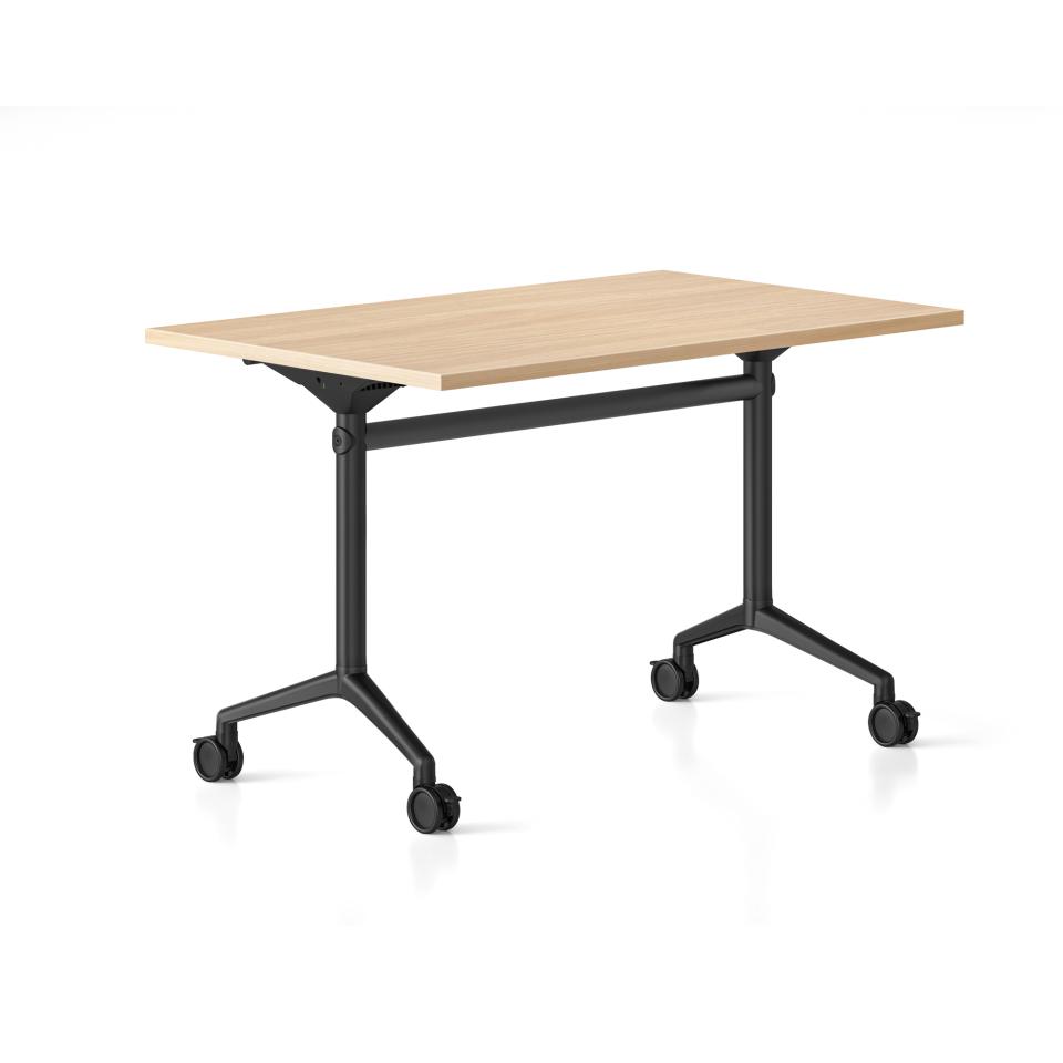 Rapid Line Black Frame Typhoon Flip Table 1500mm Wide Oak/Black | Winc