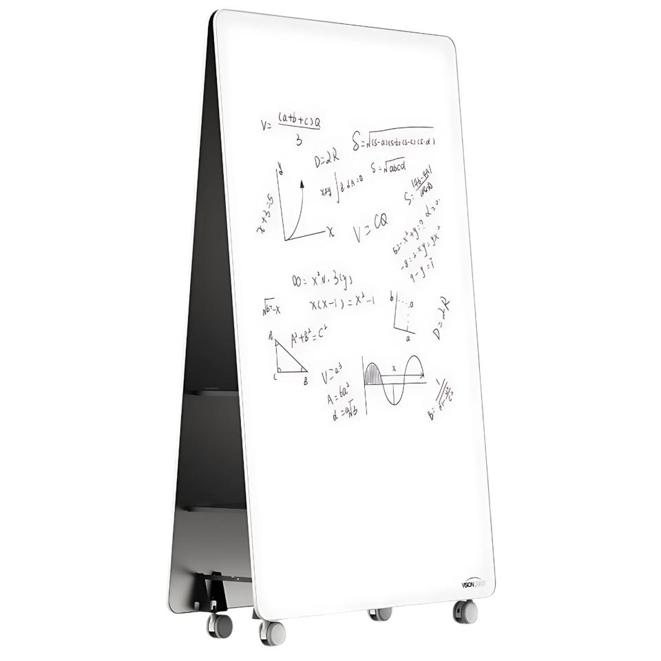 Visionchart Jart Double-Sided Mobile Magnetic Whiteboard 1800H x 900H x ...