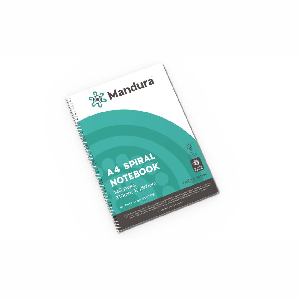 Mandura Spiral Notebook A4 120 Page | Winc Mandura Spiral Notebook A4 120 Page | Winc