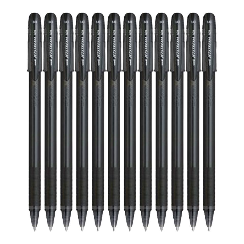 Uni-ball Jetstream 101 Rollerball Pen Medium 1.0mm Black Box 12 | Winc