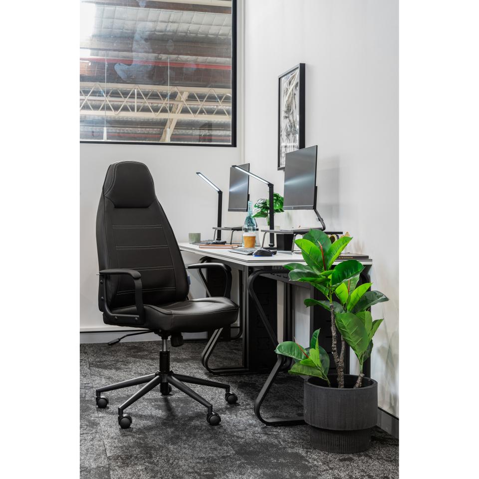 Winc Ambition New York Executive Chair PU Upholstery with 5 Star Castor ...