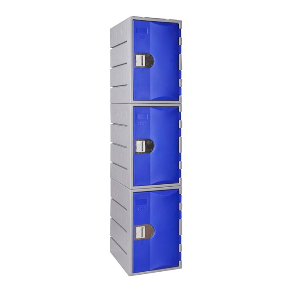 Steelco Locker 3Tier w/PadLatch Lock Full Height 1800H x 385W x 500Dmm ...
