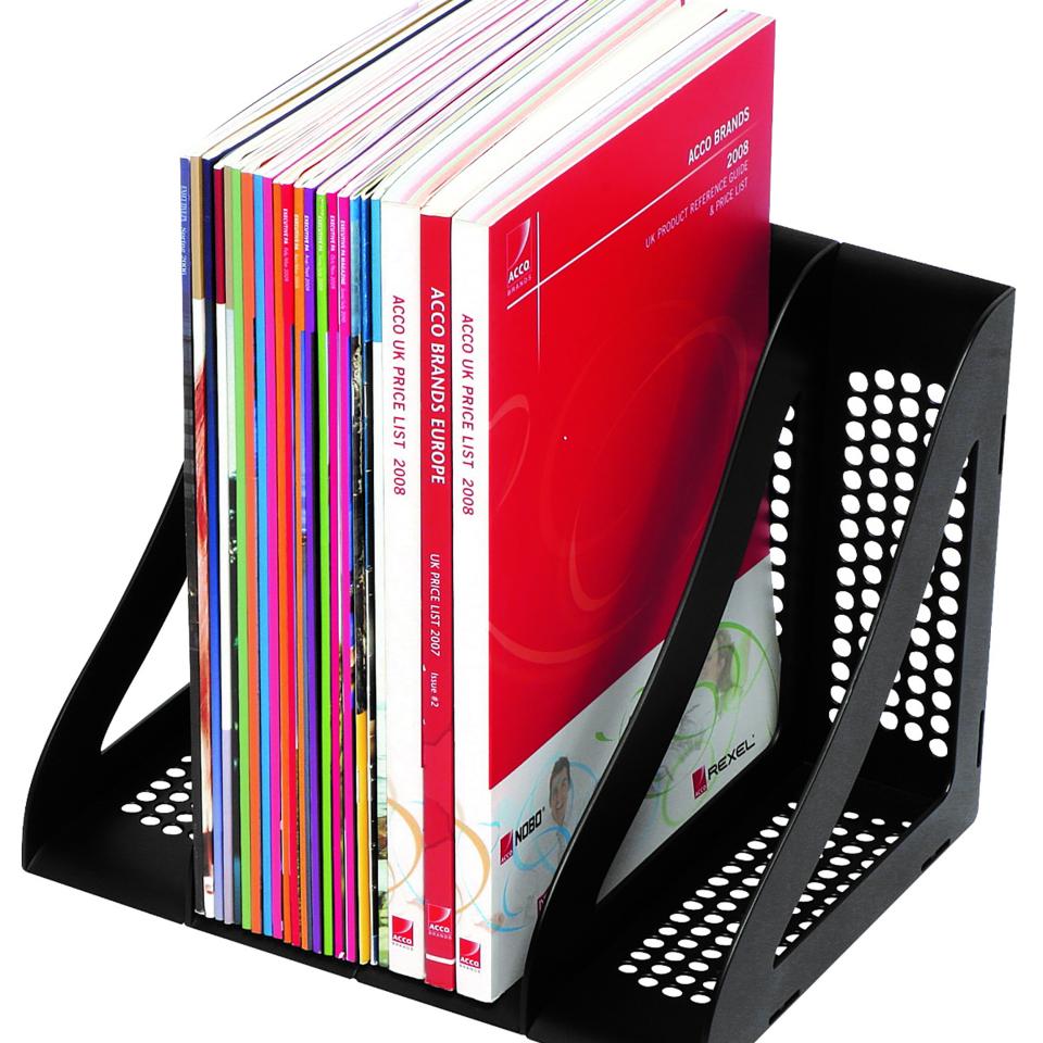 Marbig Enviro Book Rack Black Pack 4 | Winc