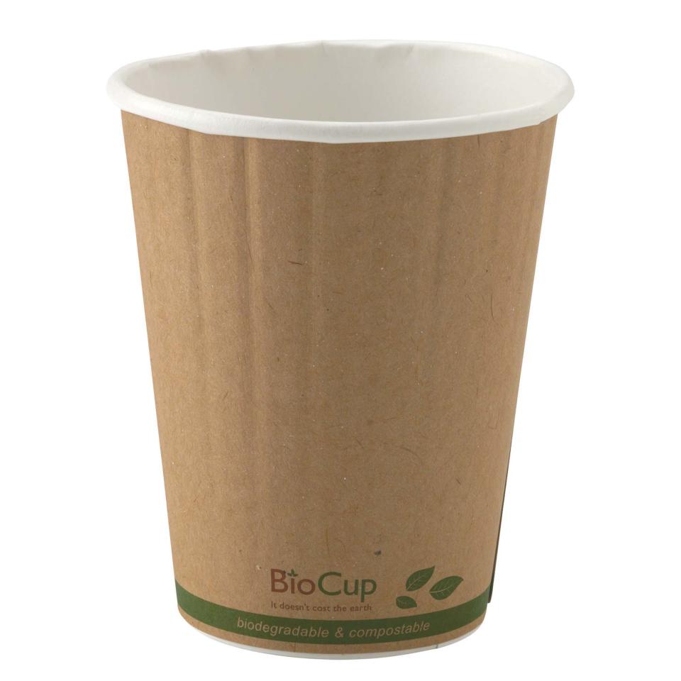 Biopak Biocup Single Wall 16oz/473ml Kraft Brown Carton 1000 | Winc