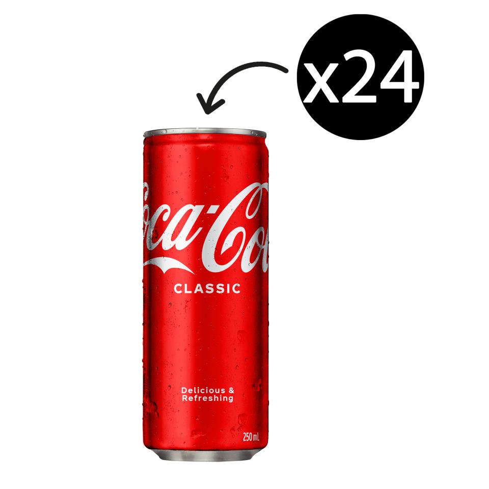 Coca Cola Can 250ml Carton 24 | Winc