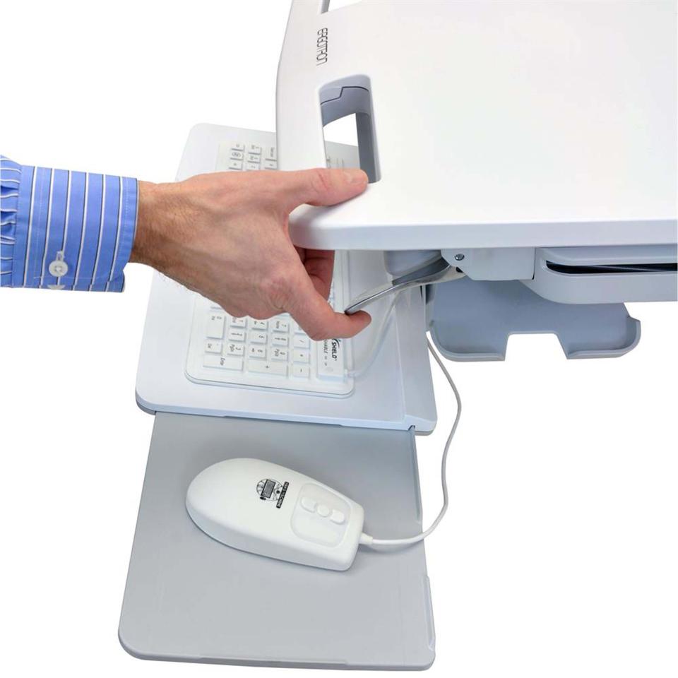 Ergotron Styleviewcart SV40 With LCD Pivot Light Duty Medical Cart | Winc