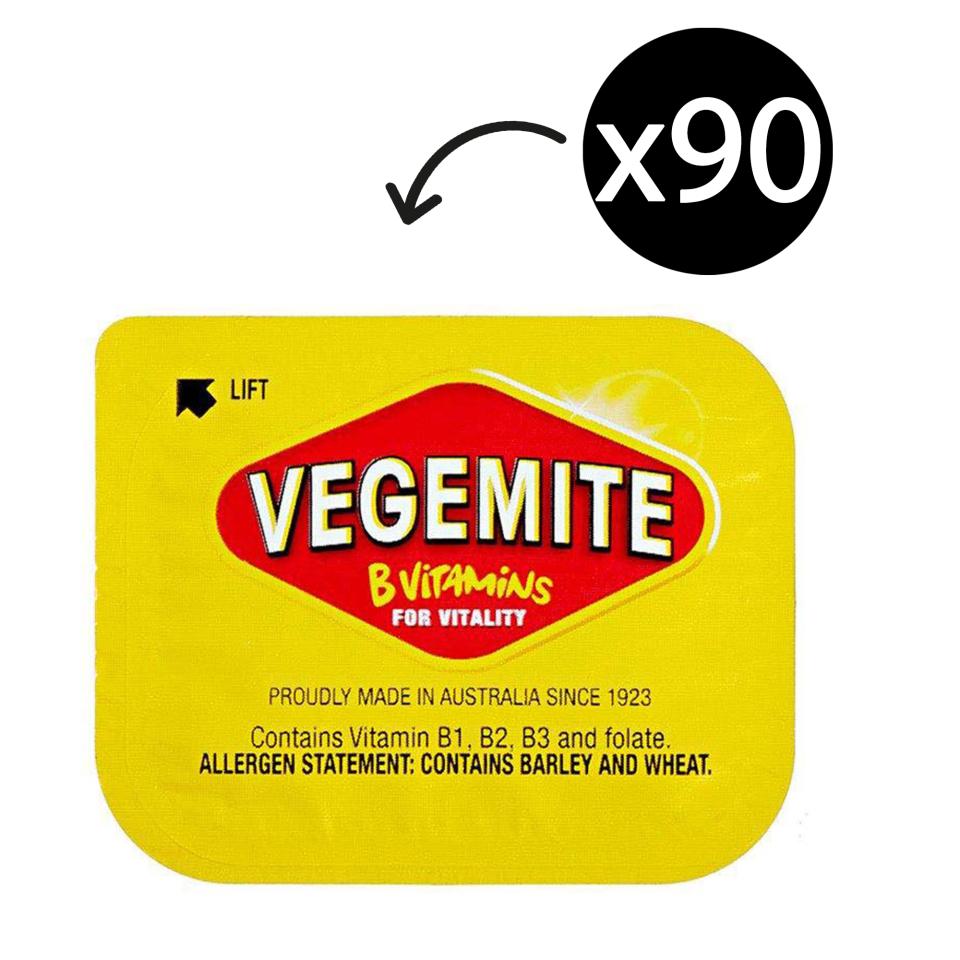 Vegemite Spread Portion Control 4.8g Box 90 | Winc