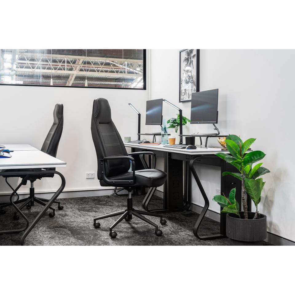 Winc Ambition New York Executive Chair PU Upholstery with 5 Star Castor ...