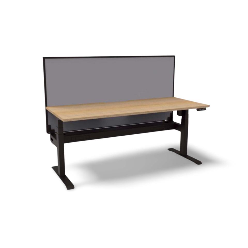 Rapidline Boost Light Single Sided Workstation With Screen+CableTray ...