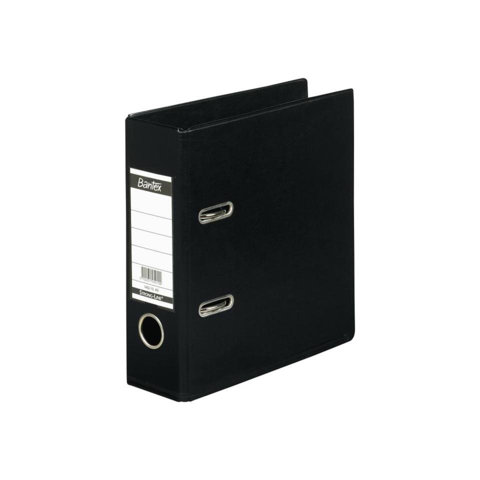 Bantex 1452 Binder A5 Lever Arch PVC 70mm Black | Winc