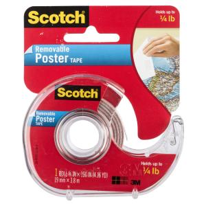 Scotch Removable Poster Tape 1.9cm X 3.8m | Winc