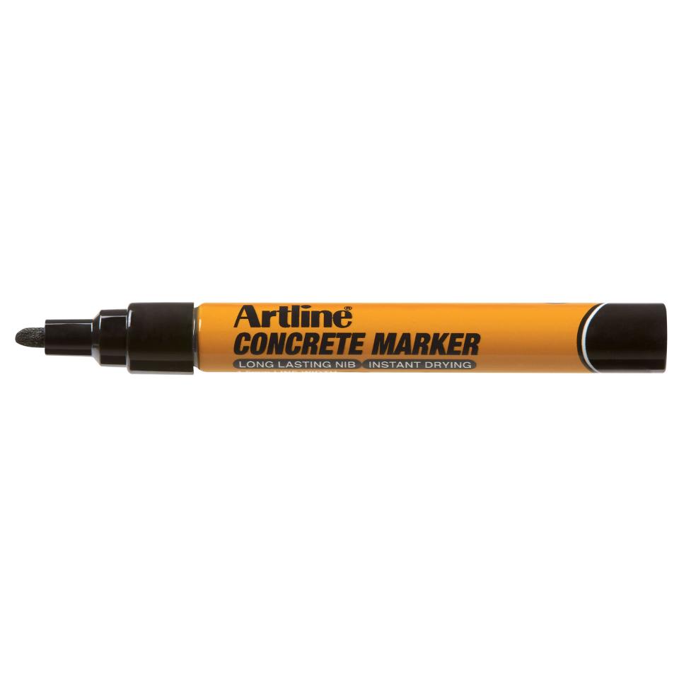Artline Concrete Markers Black - Box 12 | Winc