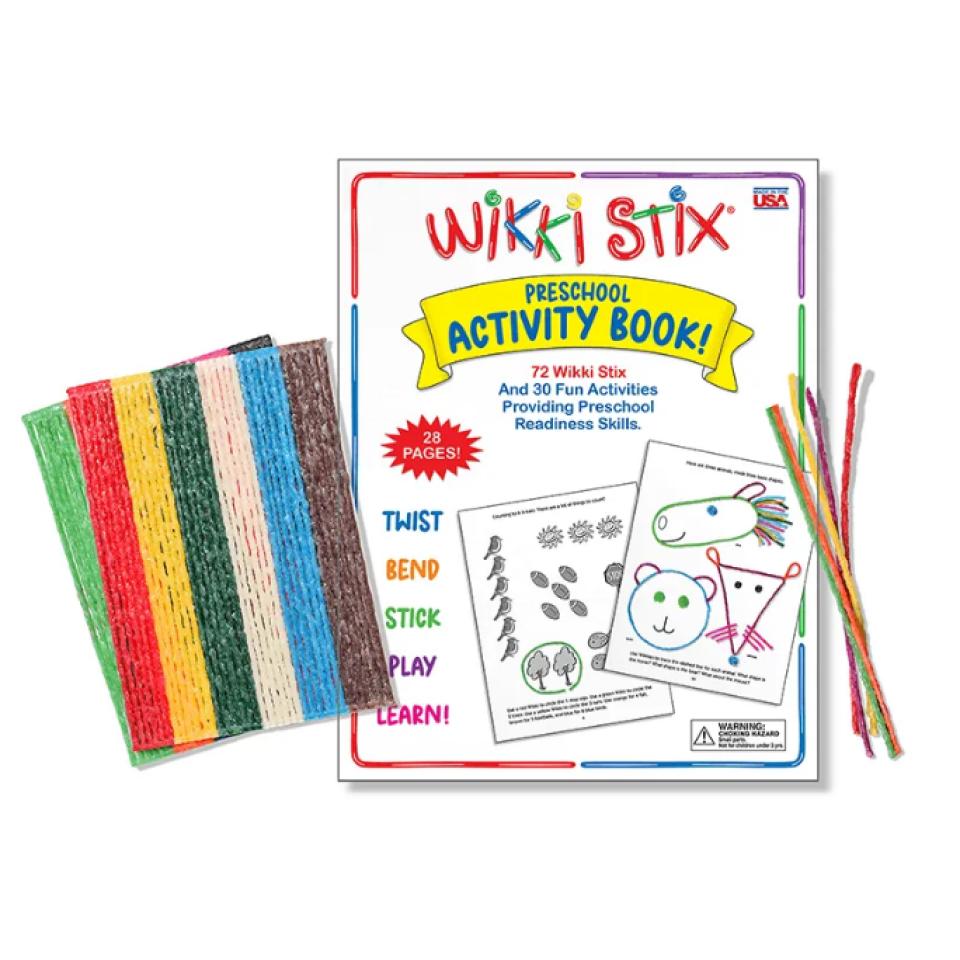 Wikki Stix Fun Activity Book With 72 Wikki Stix | Winc