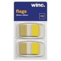 Winc Flags 25 x 43mm Yellow Packet 100 | Winc