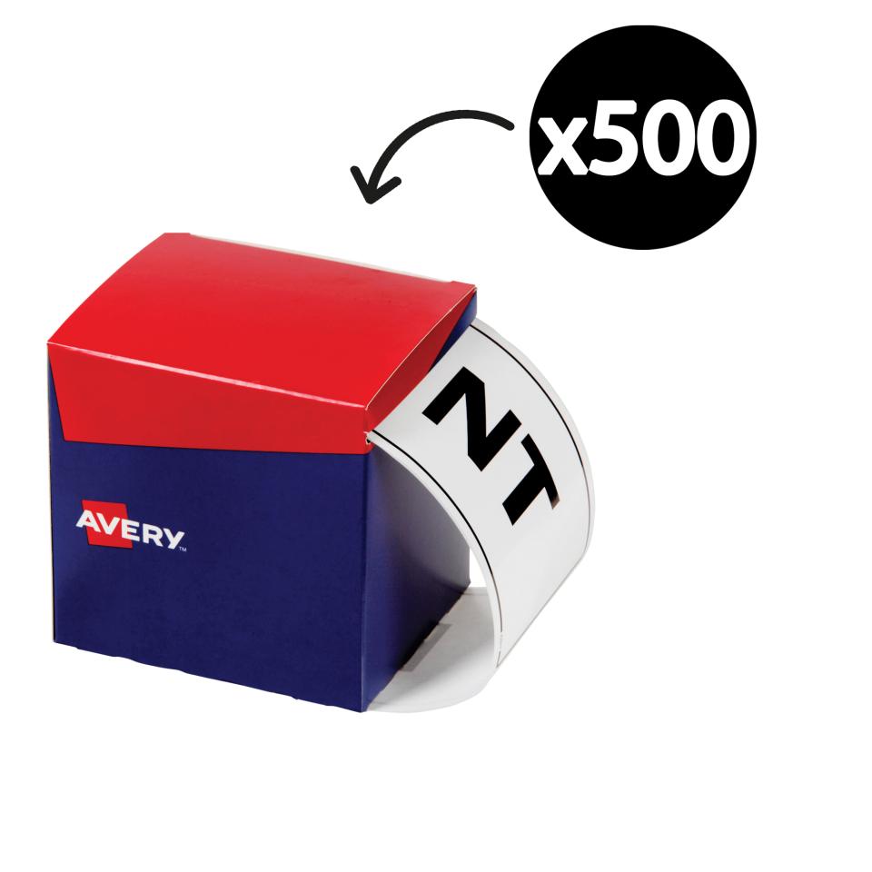 Avery NT Shipping Label 100 X 150.4mm Black/white 500 Labels | Winc