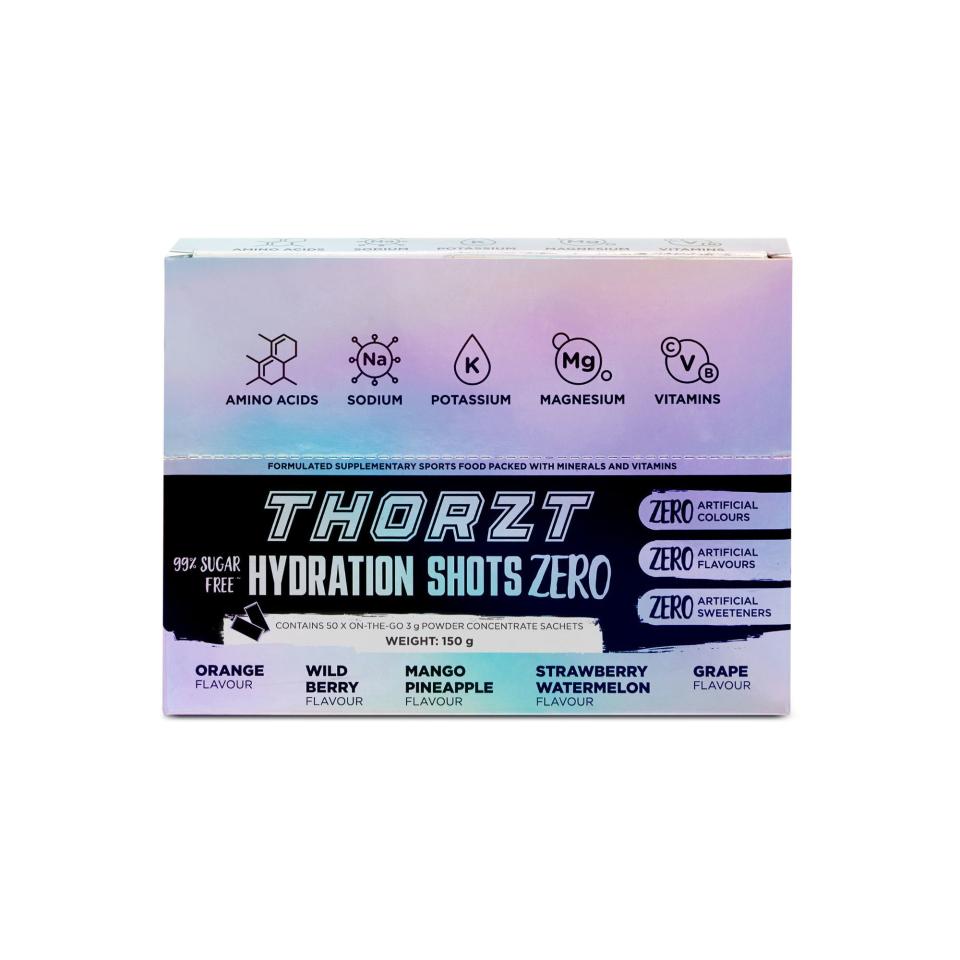 Thorzt 99% Sugar Free Hydration Shots Zero Pack 50 | Winc